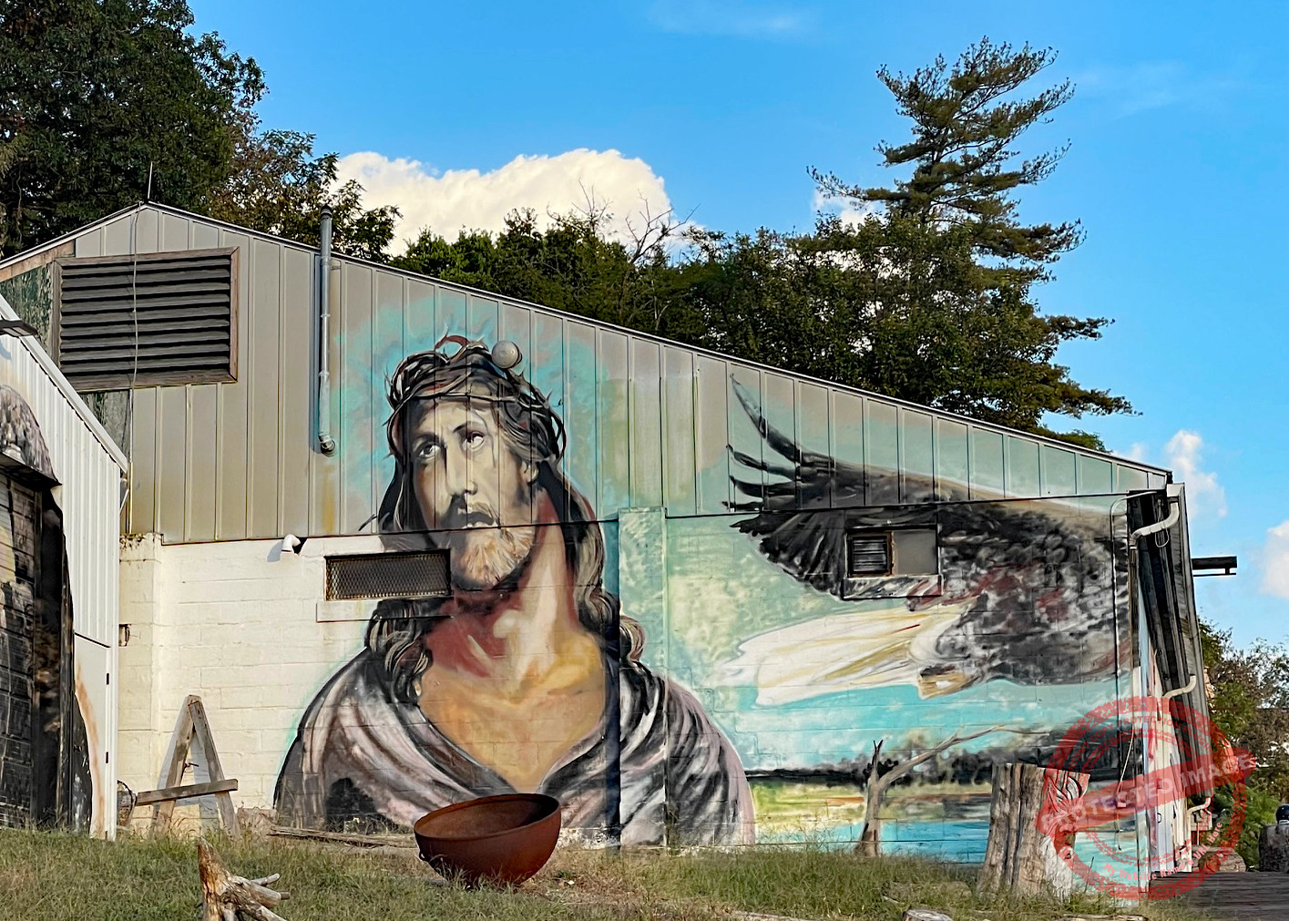 Jesus on the Barn – Whisper Photos